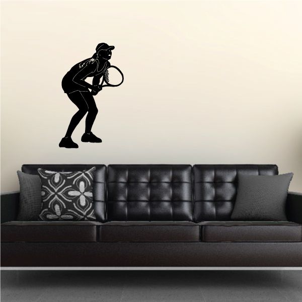 Tennis Wall Decal - Vinyl Decal - Car Decal - 005