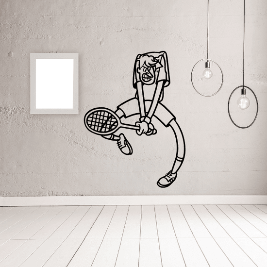 Tennis Wall Decal - Vinyl Decal - Car Decal - Bl020