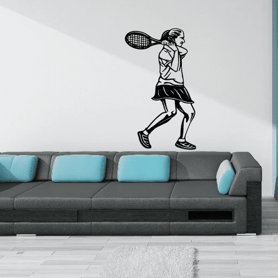 Tennis Wall Decal - Vinyl Decal - Car Decal - CDS033