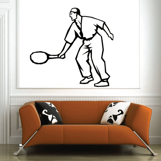 Tennis Wall Decal - Vinyl Decal - Car Decal - SM005