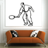 Tennis Wall Decal - Vinyl Decal - Car Decal - SM005
