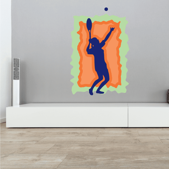 Tennis Wall Decal - Vinyl Sticker - Car Sticker - Die Cut Sticker ...