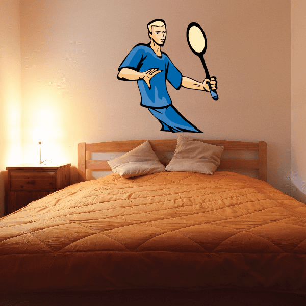 Tennis Wall Decal - Vinyl Sticker - Car Sticker - Die Cut Sticker ...