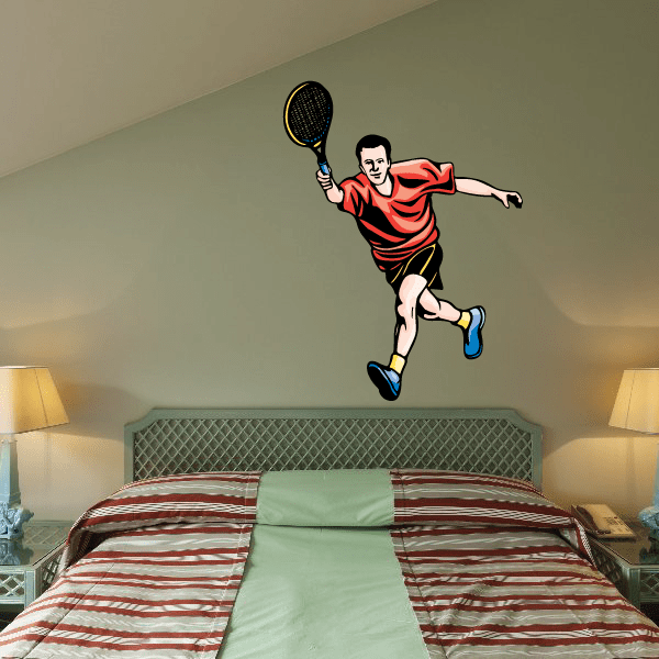 Tennis Wall Decal - Vinyl Sticker - Car Sticker - Die Cut Sticker ...