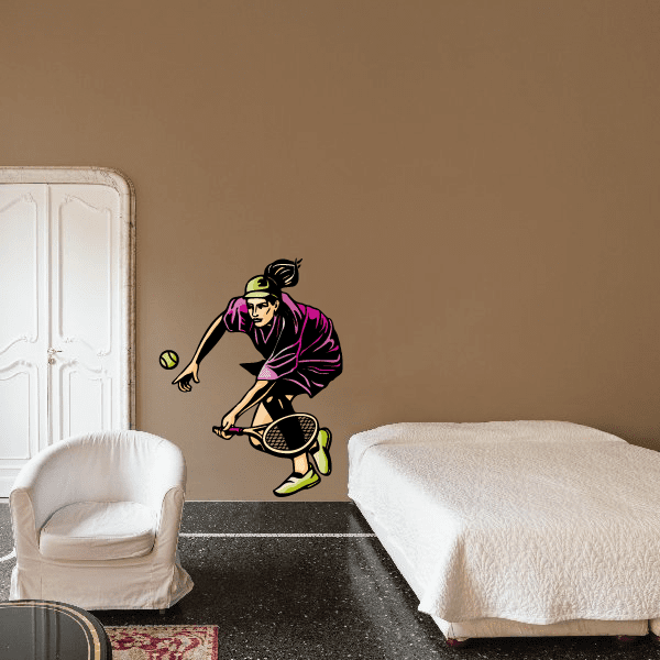 Tennis Wall Decal - Vinyl Sticker - Car Sticker - Die Cut Sticker ...