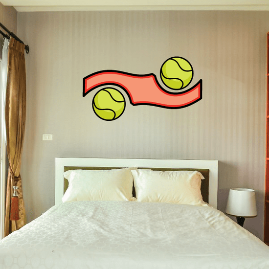 Tennis Wall Decal - Vinyl Sticker - Car Sticker - Die Cut Sticker ...