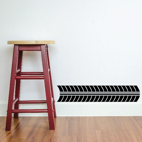 Tire Tread Wall Decal - Vinyl Decal - Car Decal - DC003