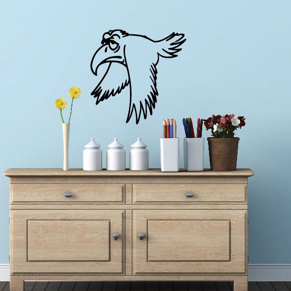 Tired Flying Crow Decal