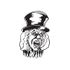 Top Hat Judge Clown Head Decal