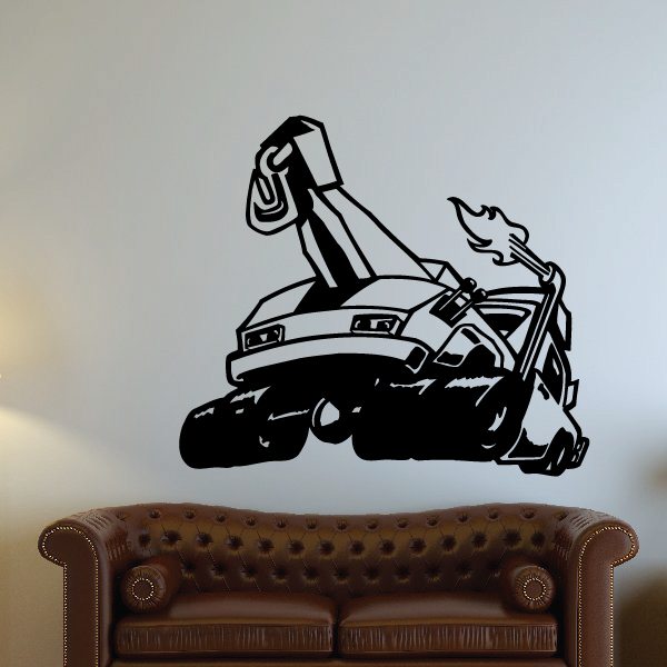 Tow Truck Wall Decal - Vinyl Decal - Car Decal - MC23