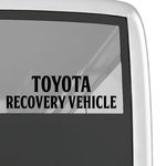 Toyota Recovery Vehicle Decal
