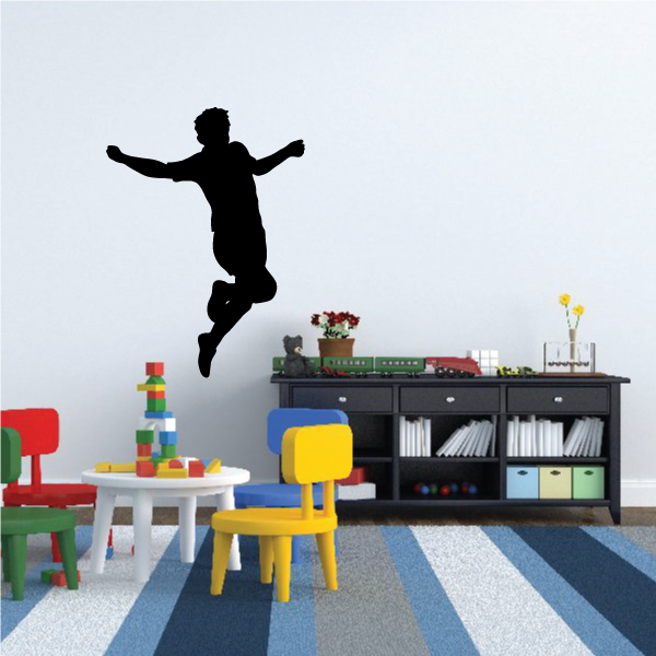 Track And Field Long Jump Wall Decal - Vinyl Decal - Car Decal - NS001