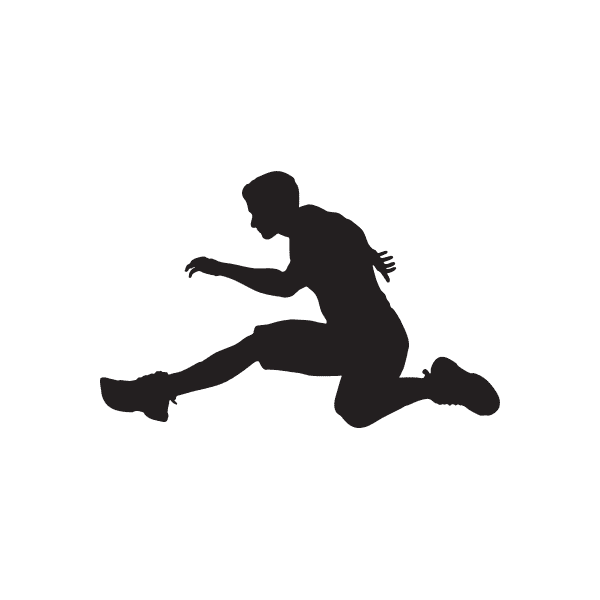 Track and Field Wall Decal - Vinyl Decal - Car Decal - 001