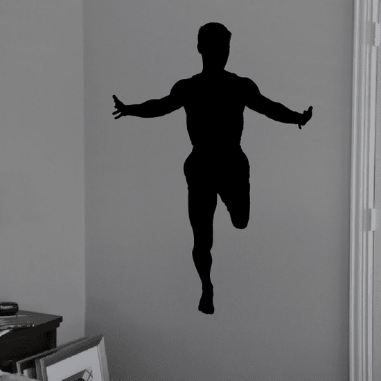 Track and Field Wall Decal - Vinyl Decal - Car Decal - AL 010