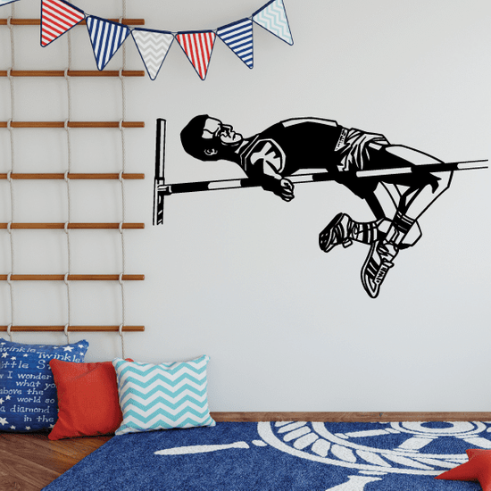 Track and field Wall Decal - Vinyl Decal - Car Decal - Bl003