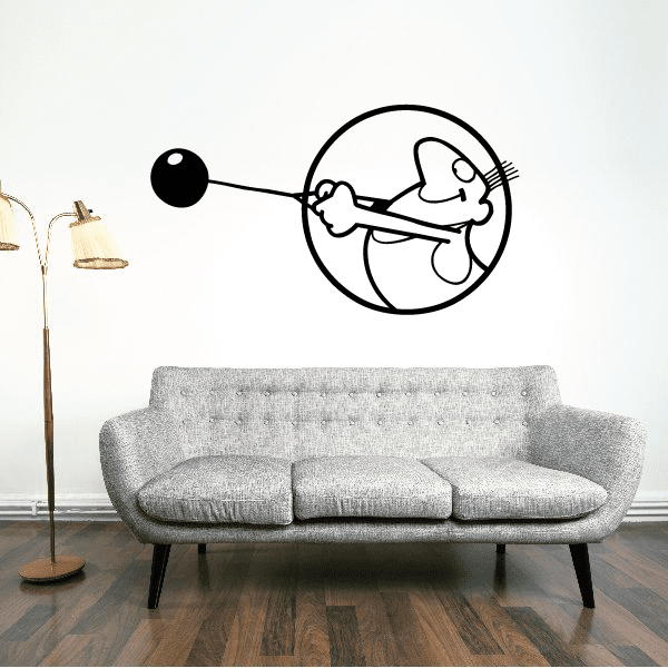 Track and field Wall Decal - Vinyl Decal - Car Decal - Bl034