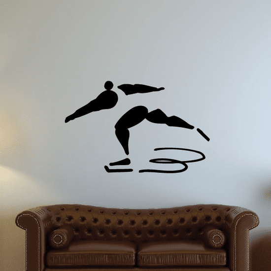 Track and field Wall Decal - Vinyl Decal - Car Decal - Bl044
