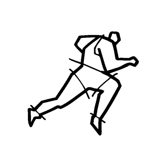 Track and field Wall Decal - Vinyl Decal - Car Decal - Bl066