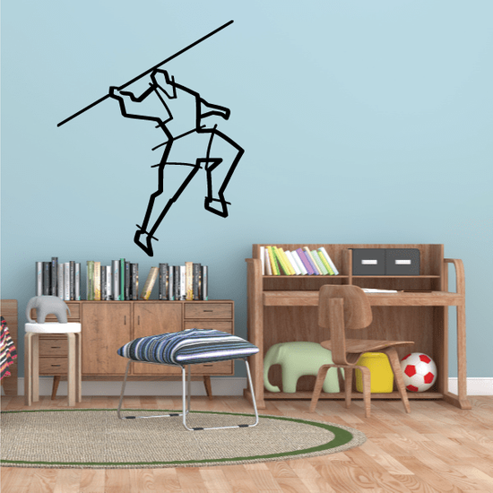 Track and field Wall Decal - Vinyl Decal - Car Decal - Bl069