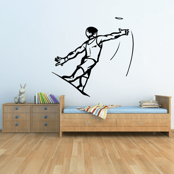Track And Field Wall Decal - Vinyl Decal - Car Decal - CDS049