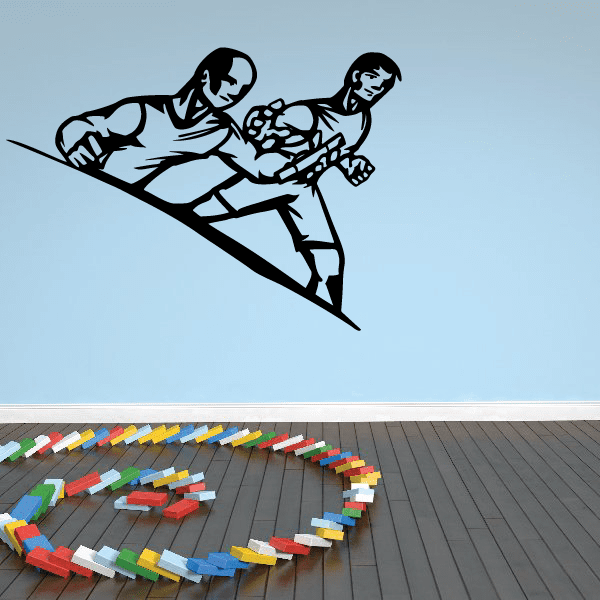 Track And Field Wall Decal - Vinyl Decal - Car Decal - CDS054