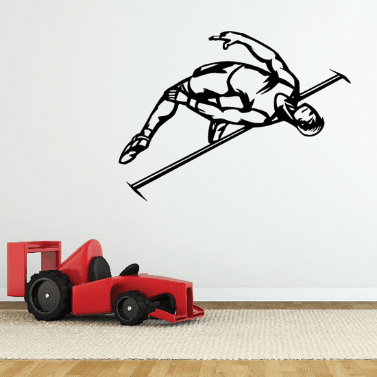 Track And Field Wall Decal - Vinyl Decal - Car Decal - CDS055