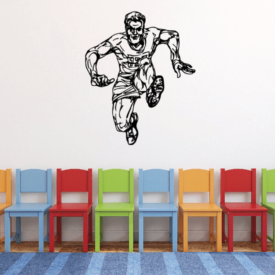 Track And Field Wall Decal - Vinyl Decal - Car Decal - CDS080