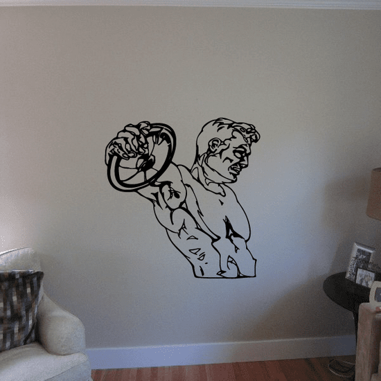 Track And Field Wall Decal - Vinyl Decal - Car Decal - CDS094