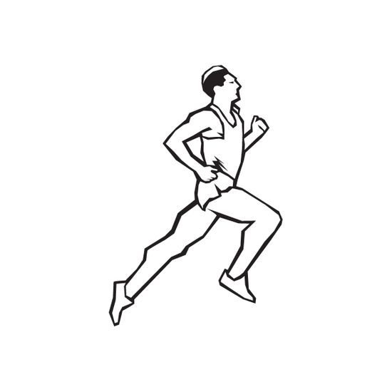 Track And Field Wall Decal - Vinyl Decal - Car Decal - DC 001