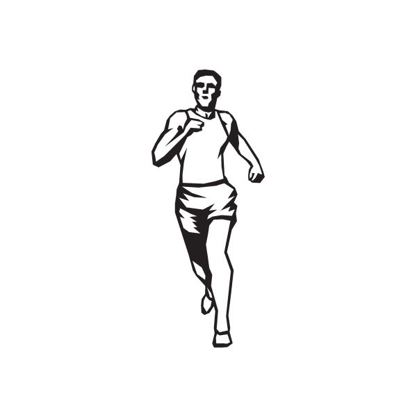 Track And Field Wall Decal - Vinyl Decal - Car Decal - DC 019