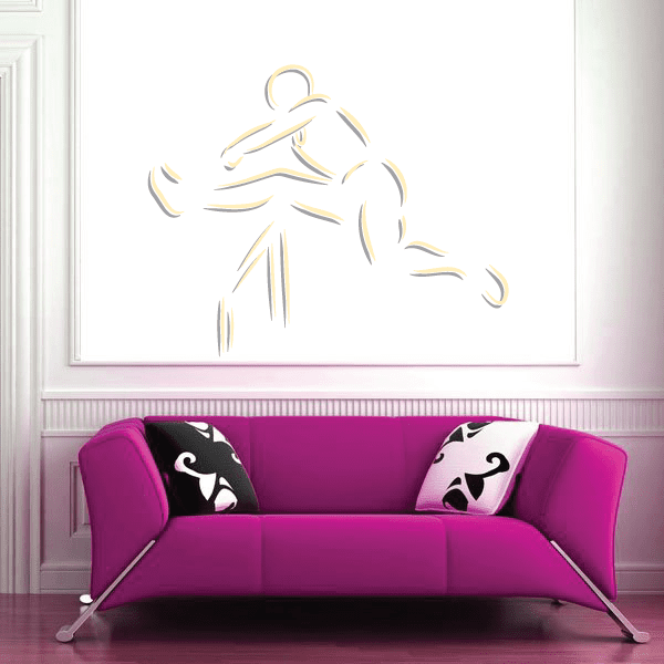Track And Field Wall Decal - Vinyl Sticker - Car Sticker - Die Cut ...
