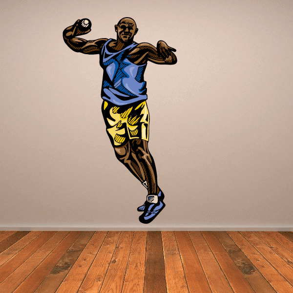 Track And Field Wall Decal - Vinyl Sticker - Car Sticker - Die Cut ...