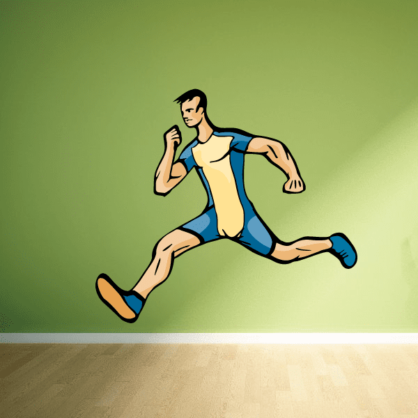 Track And Field Wall Decal - Vinyl Sticker - Car Sticker - Die Cut ...