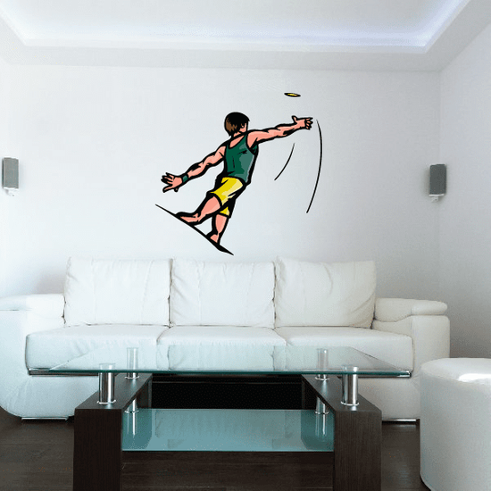 Track And Field Wall Decal - Vinyl Sticker - Car Sticker - Die Cut ...