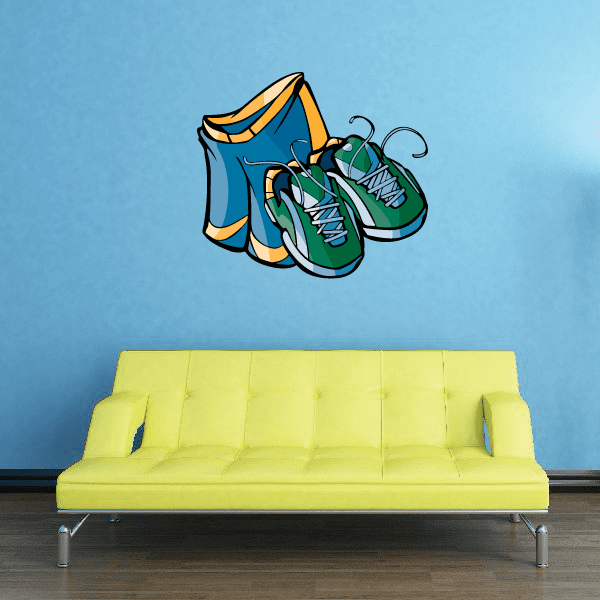 Track And Field Wall Decal - Vinyl Sticker - Car Sticker - Die Cut ...