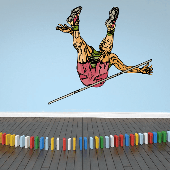 Track And Field Wall Decal - Vinyl Sticker - Car Sticker - Die Cut ...