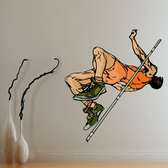 Track And Field Wall Decal - Vinyl Sticker - Car Sticker - Die Cut ...