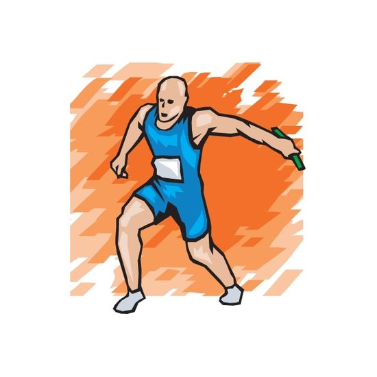 Track And Field Wall Decal - Vinyl Sticker - Car Sticker - Die Cut ...