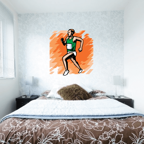 Track and Field Wall Decal - Vinyl Sticker - Car Sticker - Die Cut ...