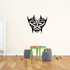 Tribal Sad Heart Mask Decal