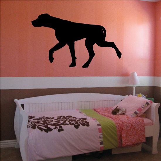 Trotting Hound Decal