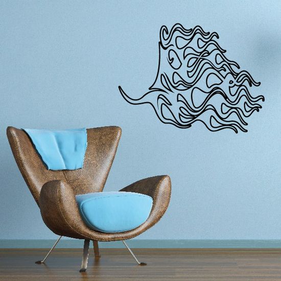 Twisted Ghost Flames Car Decal - Vinyl Decal - Wall Decal - CF412