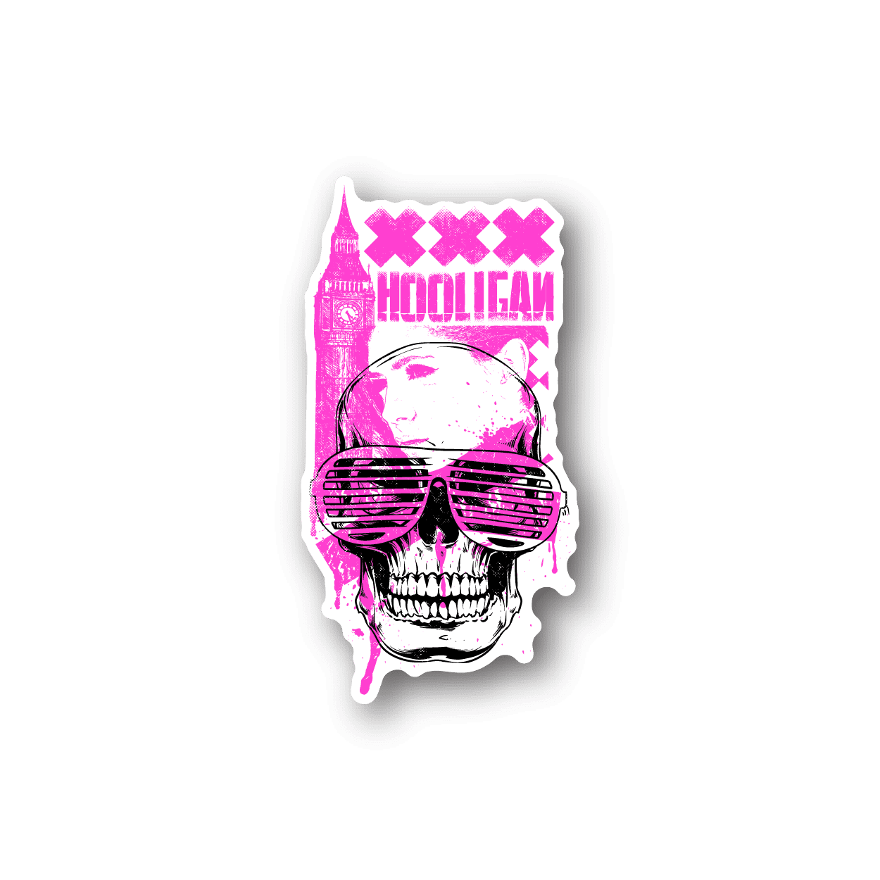 UK Hooligan Sticker