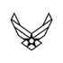 USAF Eagle Outline Decal