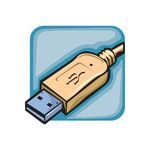 USB Cable Sticker