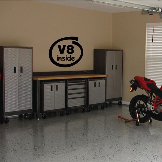 V8 Inside Decal