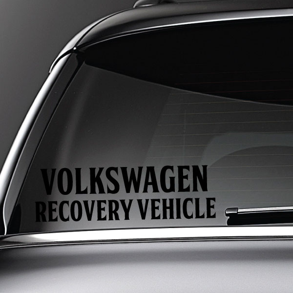 Volkswagen Recovery Vehicle Decal