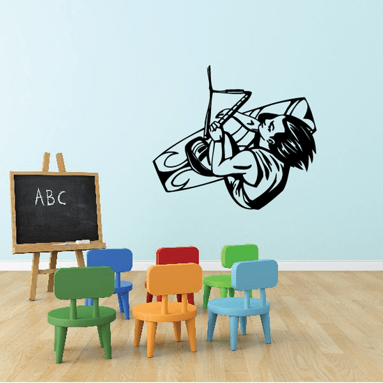 Wakeboarding Elephant Decal