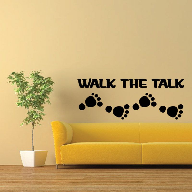 Walk the walk Decal