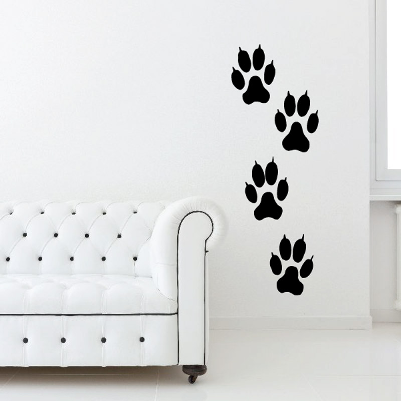 Walking Puppy Track Decal